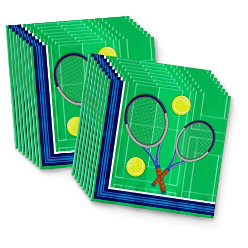 Tennis Birthday Party Supplies Set Plates Napkins Cups Tableware Kit for 16