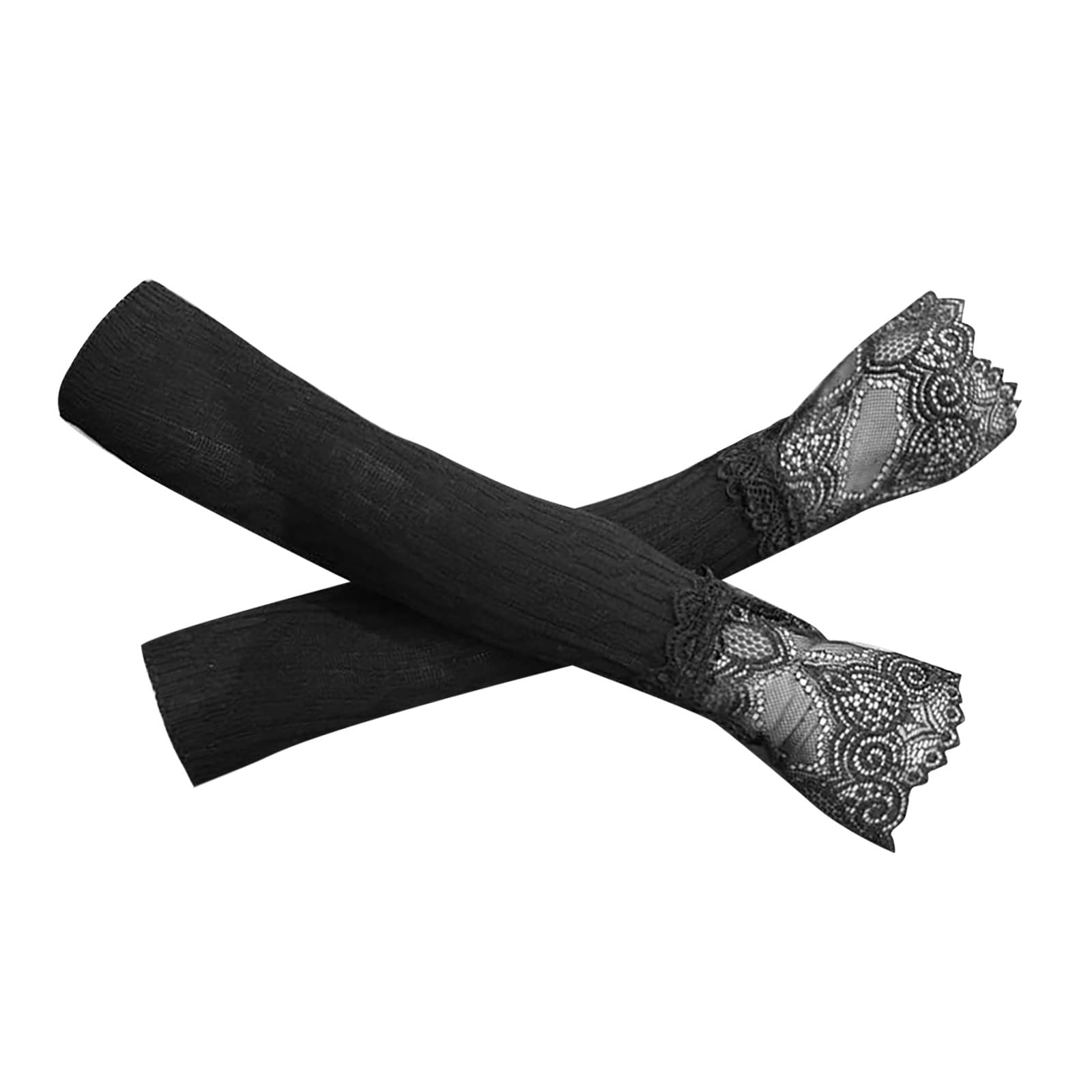 Short Fingerless Gloves Wedding Net Goth Gothic Ladies Lace Black Fancy Dress Gloves Mittens Men Winter Warm