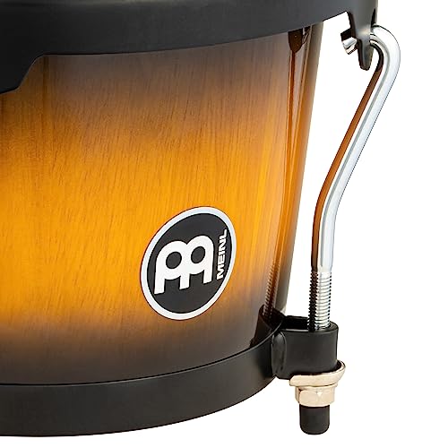 Meinl Percussion Bongos Hand Drum Set 6.75" and 8" with Hardwood Shells and Tuning Key β NOT Made in China β Headliner Series, 2-Year Warranty, Vintage Sunburst (HB100VSB)