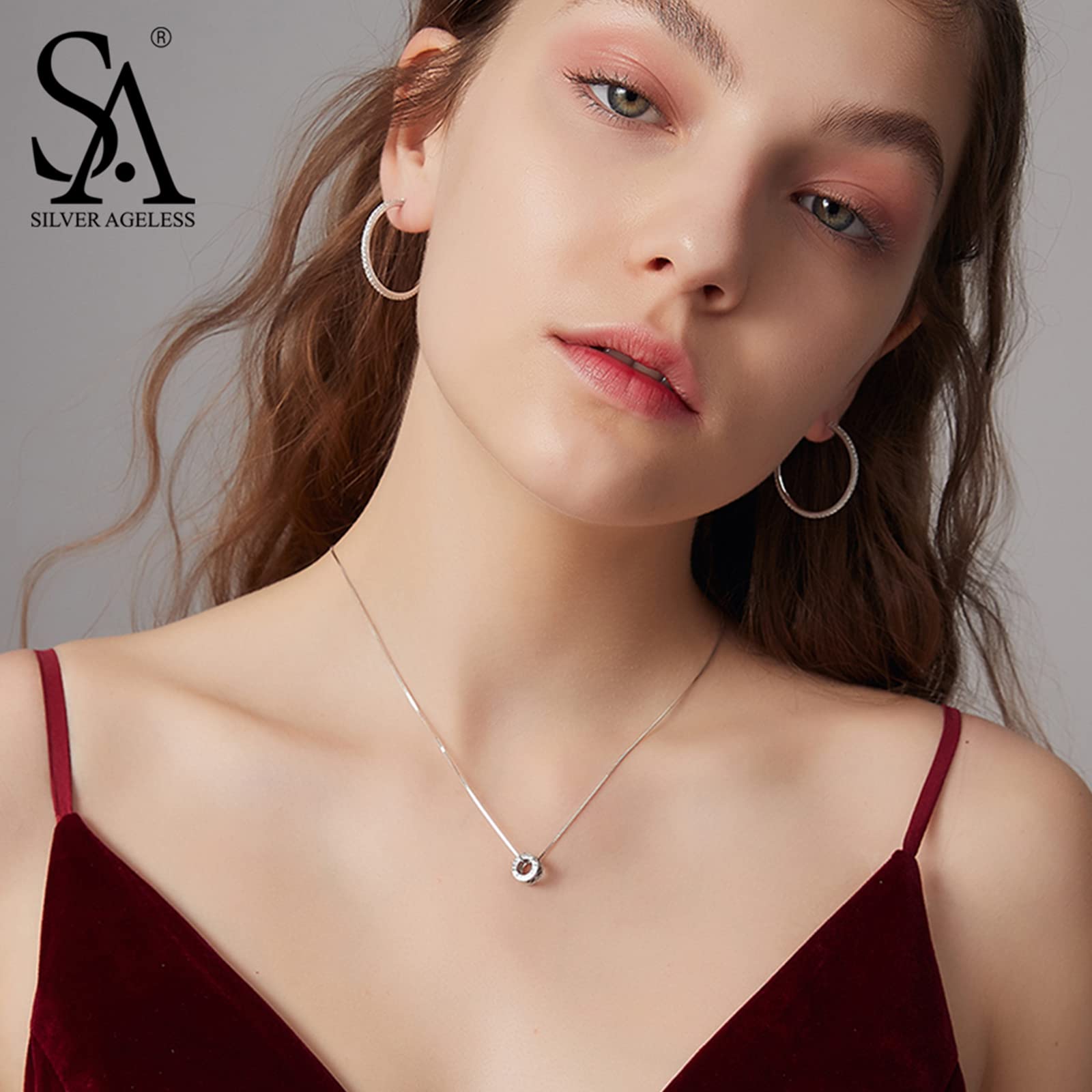 Sterling Silver Dainty Necklace Personalized Four-leaf Clover Pendant Necklace Cubic Zirconia Jewelry for Women