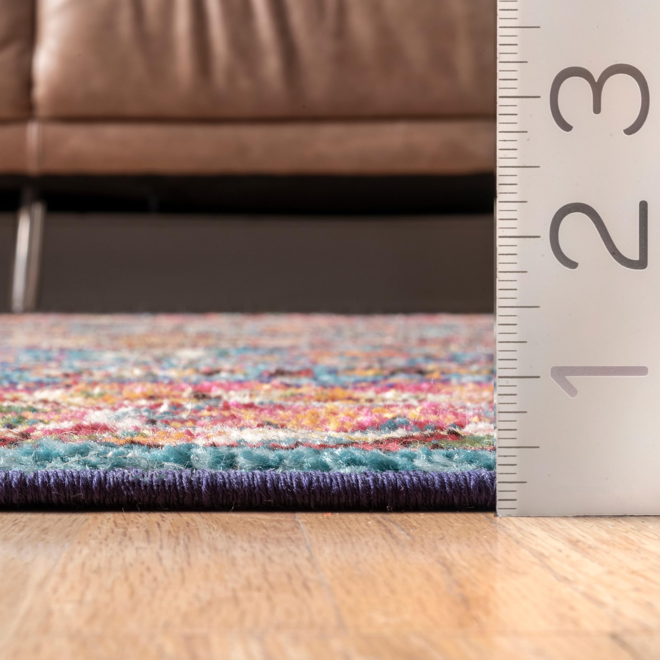 nuLOOM Erline Colorful Bohemian Runner Rug, 2' 6" x 6', Multi