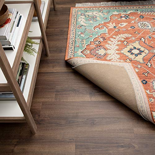 Mohawk Home 9' x 12' Non Slip Rug Pad Gripper 1/4 Thick Dual Surface Felt + Rubber Gripper - Safe for All Floors