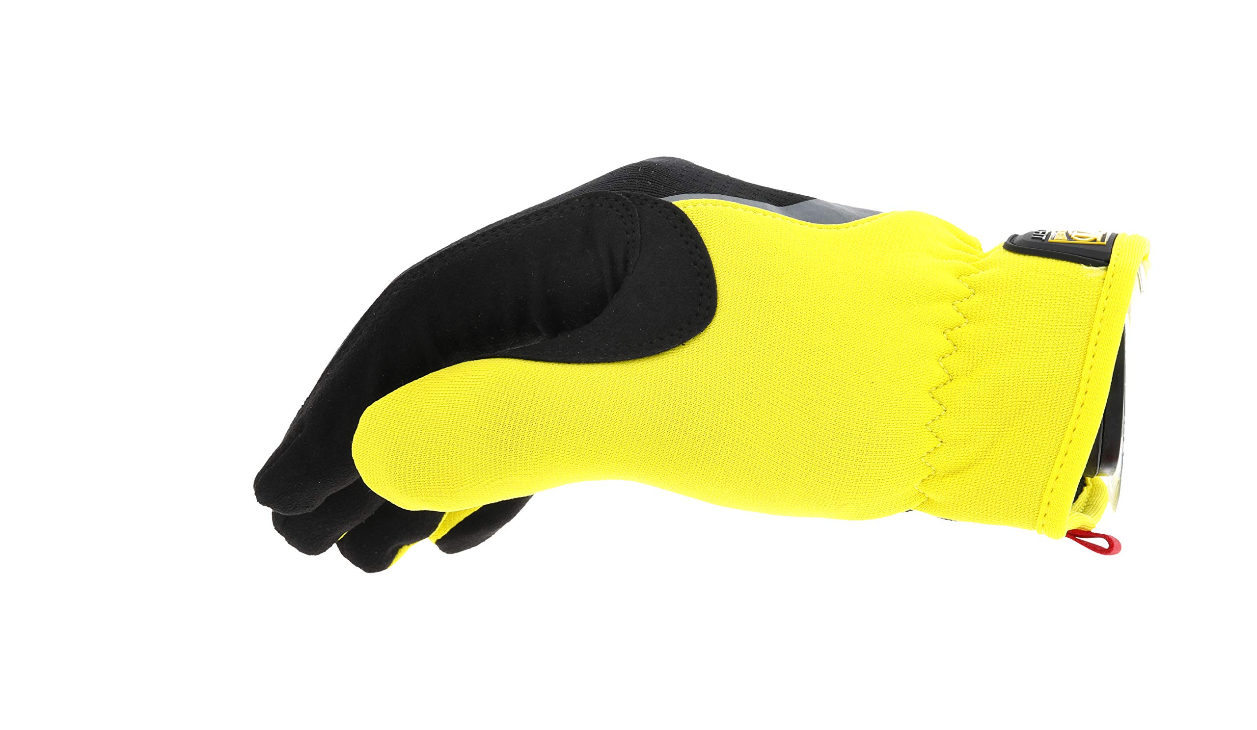 Mechanix Wear: FastFit Work Glove with Elastic Cuff for Secure Fit, Performance Gloves for Multi-Purpose Use, Touchscreen Capable Safety Gloves for Men (Yellow, Large)