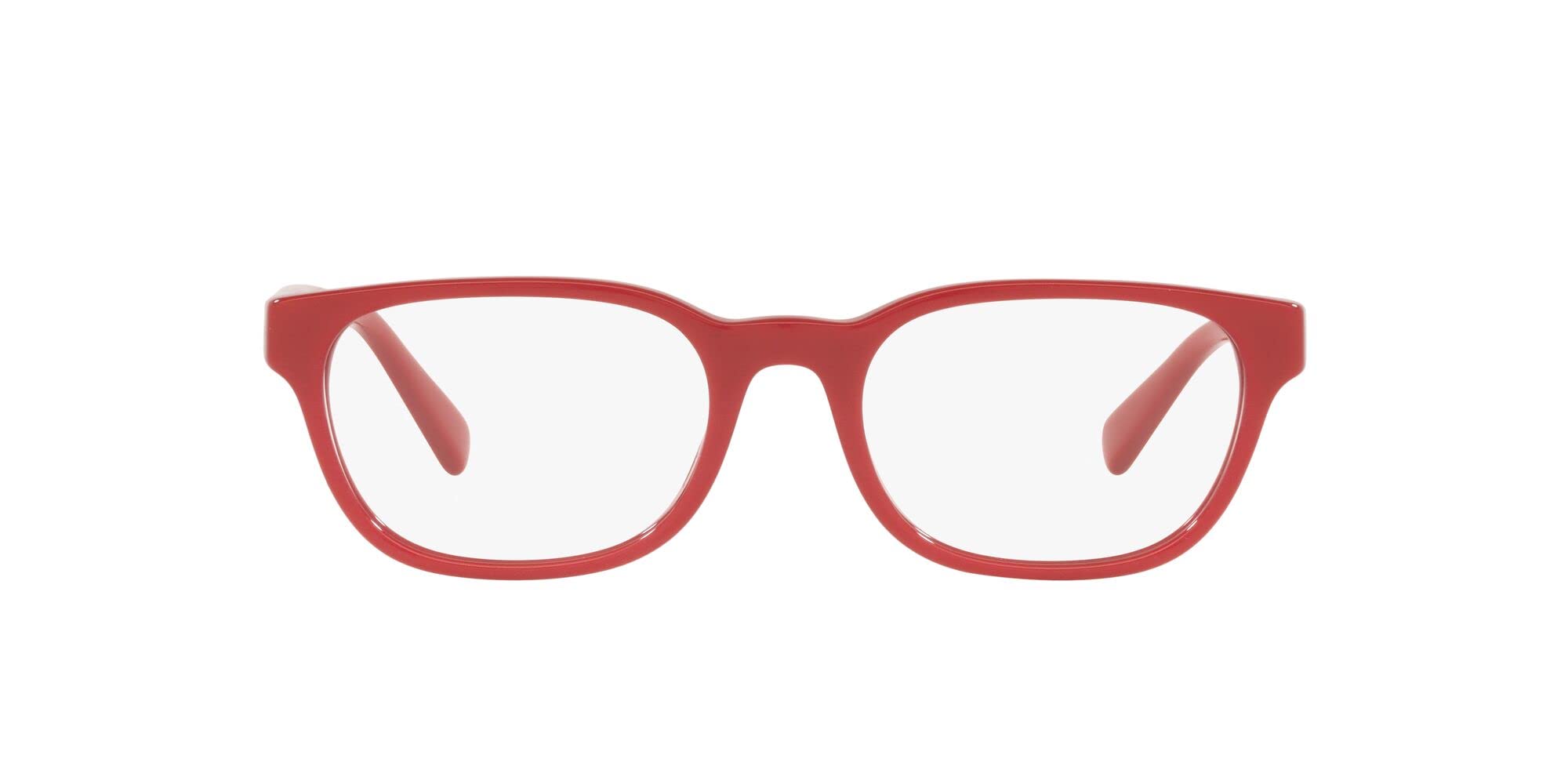 Polo Ralph Lauren Men's PH2244 Round Prescription Eyewear Frames, Shiny Red/Demo Lens, 54 mm