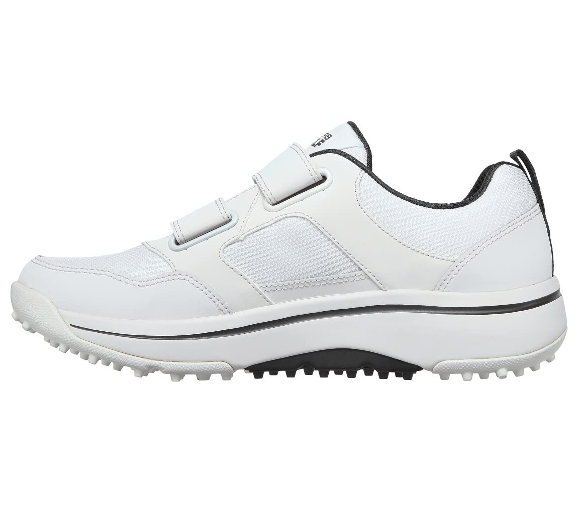 Skechers Men's Arch Fit Golf Shoe Sneaker, White/Navy 2 Strap, 11 Wide
