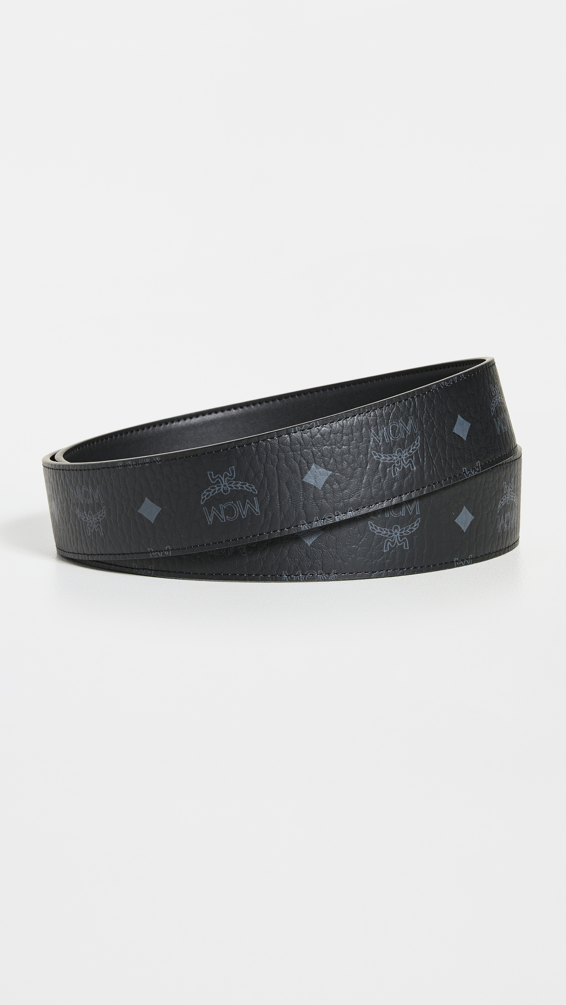 MCM Men's Claus Reversible Belt, Black, One Size
