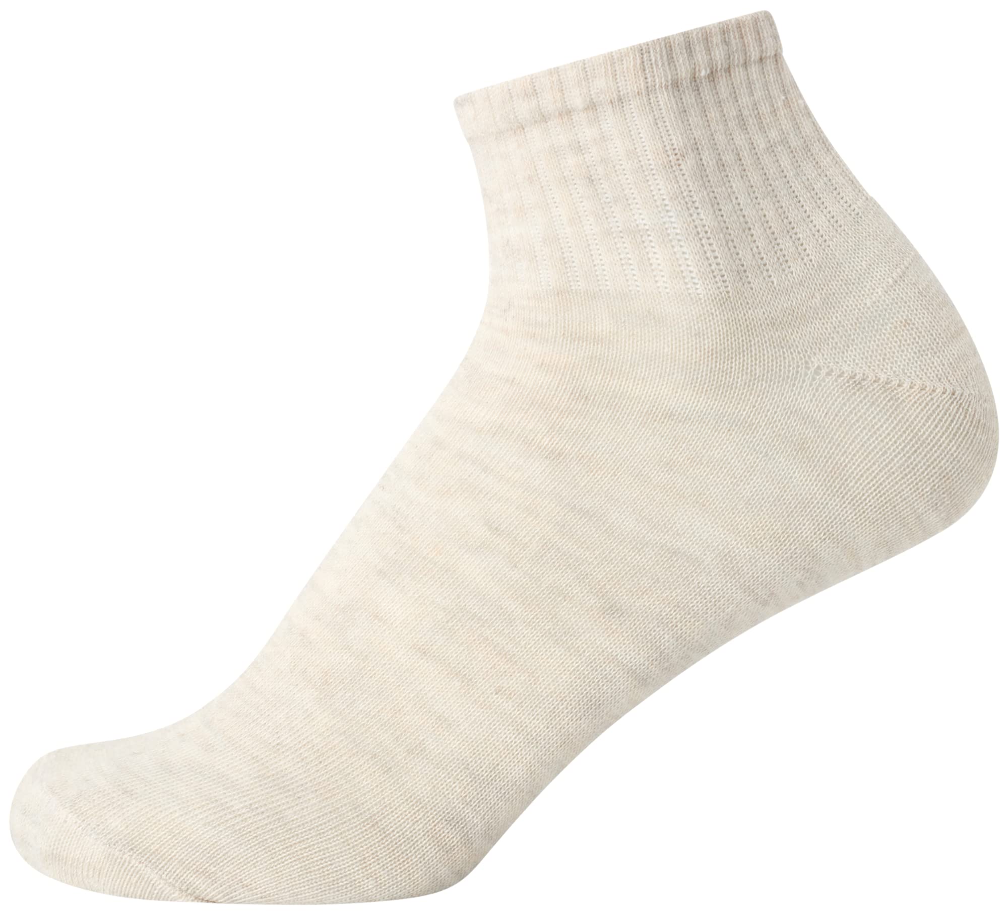 Steve Madden Women’s Socks – 6 Pack Athletic Socks for Women – Performance Cushion Quarter Cut Running Socks, Size 9/11, Pink/Black/Grey Stripe