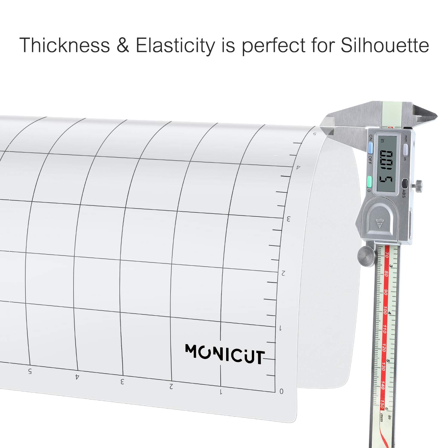 Monicut Cutting Mat 12x12 for Silhouette Cameo 4/3/2/1(Standardgrip, 3 Pack) Durable Cut Mat with Adhesive&Sticky Non-Slip PVC
