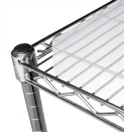Shelving Inc. 24" x 72" Translucent Wire Shelf Liner - 4 Pack