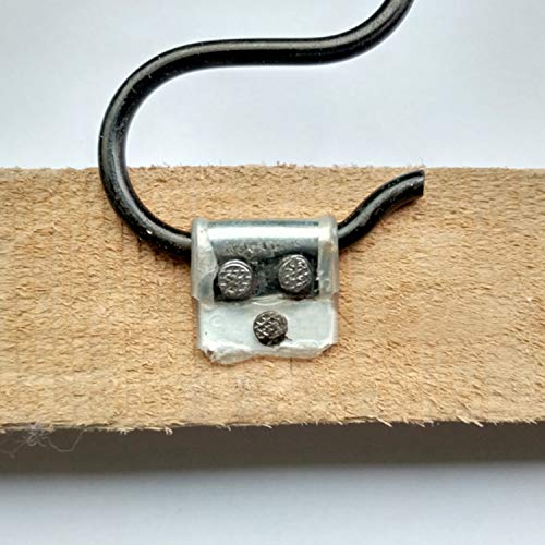 T Tulead Upholstery Clips Furniture Connecting Clips 0.79"x0.79" Sofa Spring Repair Pack of 30 with Nails