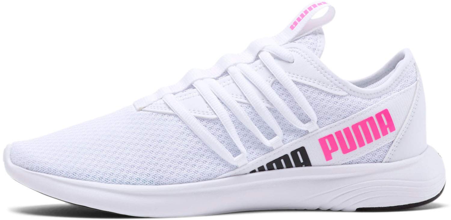 PUMA Women's, Star Vital Training Shoe White Pink Multi