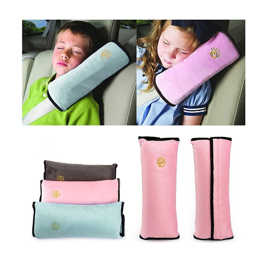 ZaYow 1PC Child Car Seat Belt Pillow Pad, for Booster Seat in Car,Baby Car Seat Head Neck Shoulder Support Protector Strap Pad