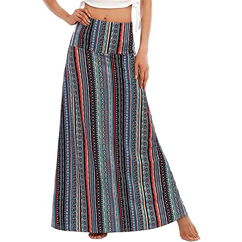 Skirts Holiday Dress A Long Bohemian Maxi Boho Prints Beach Line Women Summer Midi Velvet Summer Satin Mini