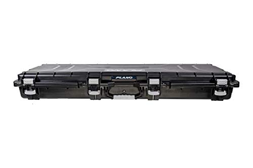 Plano Field Locker Element 54" Double Long Gun Case with Wheels, Black with Gray Accents, Premium Gun Storage, TSA Approved Firearm Storage Travel Case, Waterproof and Dustproof Protection