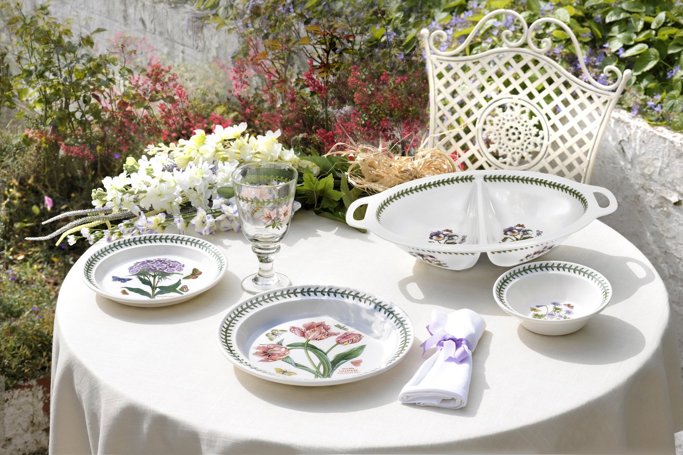Portmeirion Botanic Garden Mini Bowl | Set of 6 Bowls with Assorted Motifs | 5 Inch | Made from Fine Earthenware | Microwave and Dishwasher Safe | Made in England