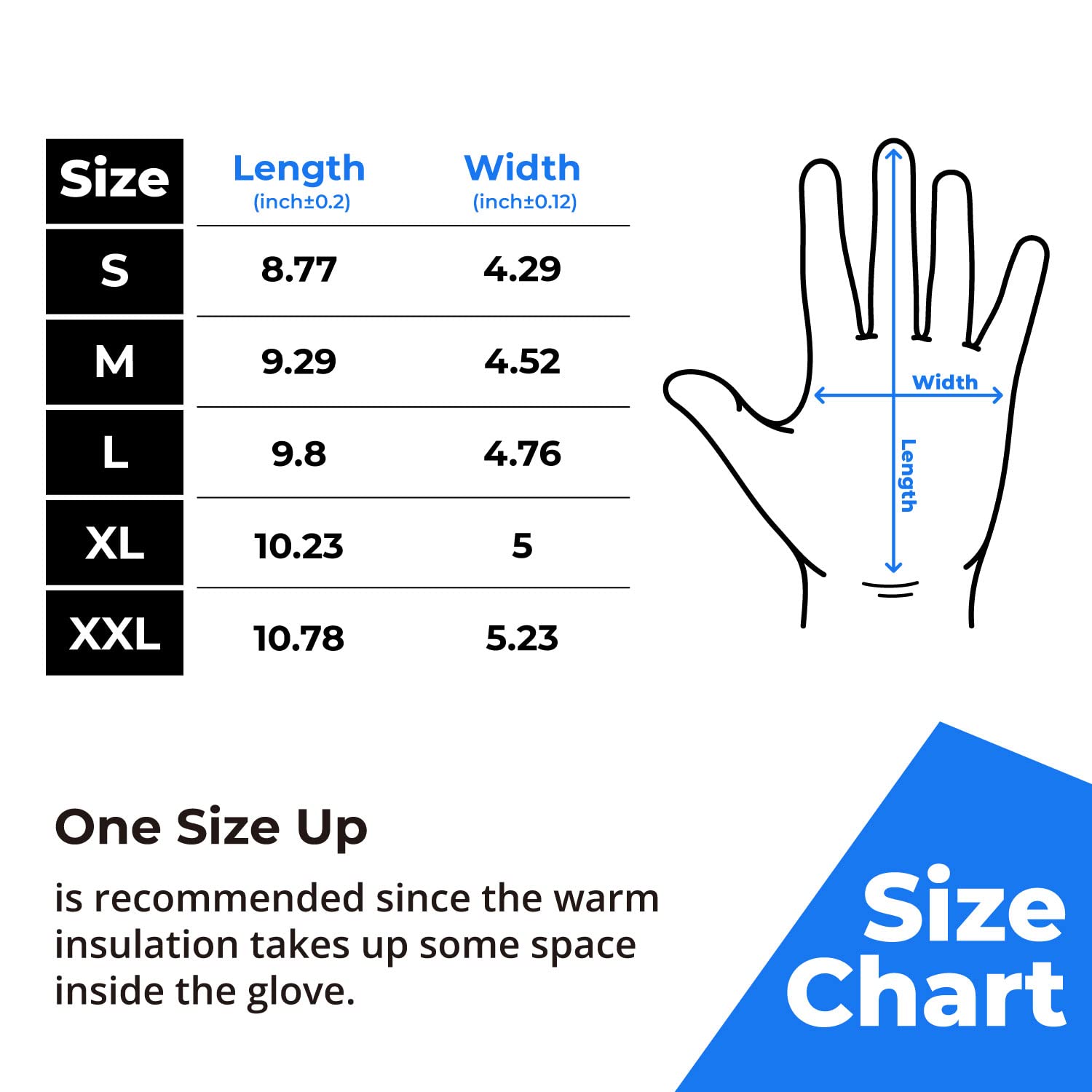 toolant Winter Leather Work Gloves, Warm Thinsulate Lining for Cold Weather Work, 100% Full Grain Cowhide with Abrasion and Puncture Resistance, Size Large