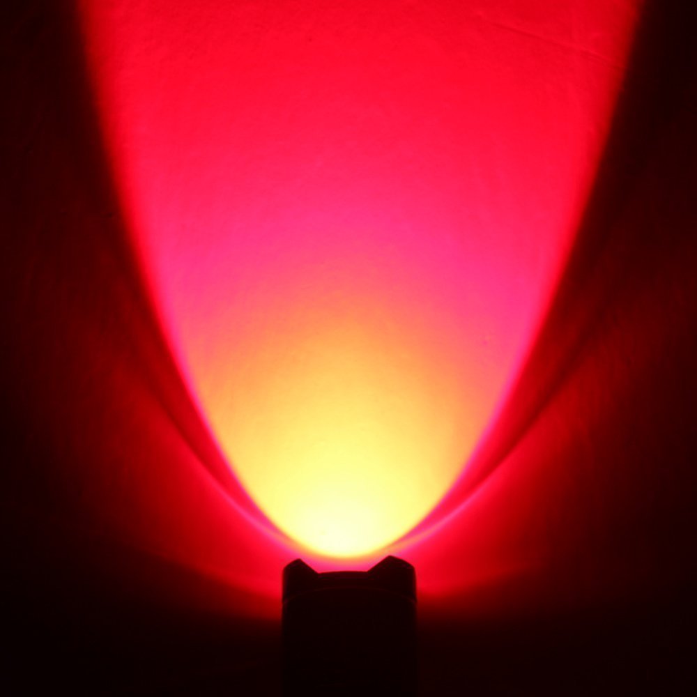RaySoar 4 Pack Red Light Flashlight, 3 Modes Red LDE Flashlight Red Flashlight for Astronomy, Night Observation and Outdoor Activities