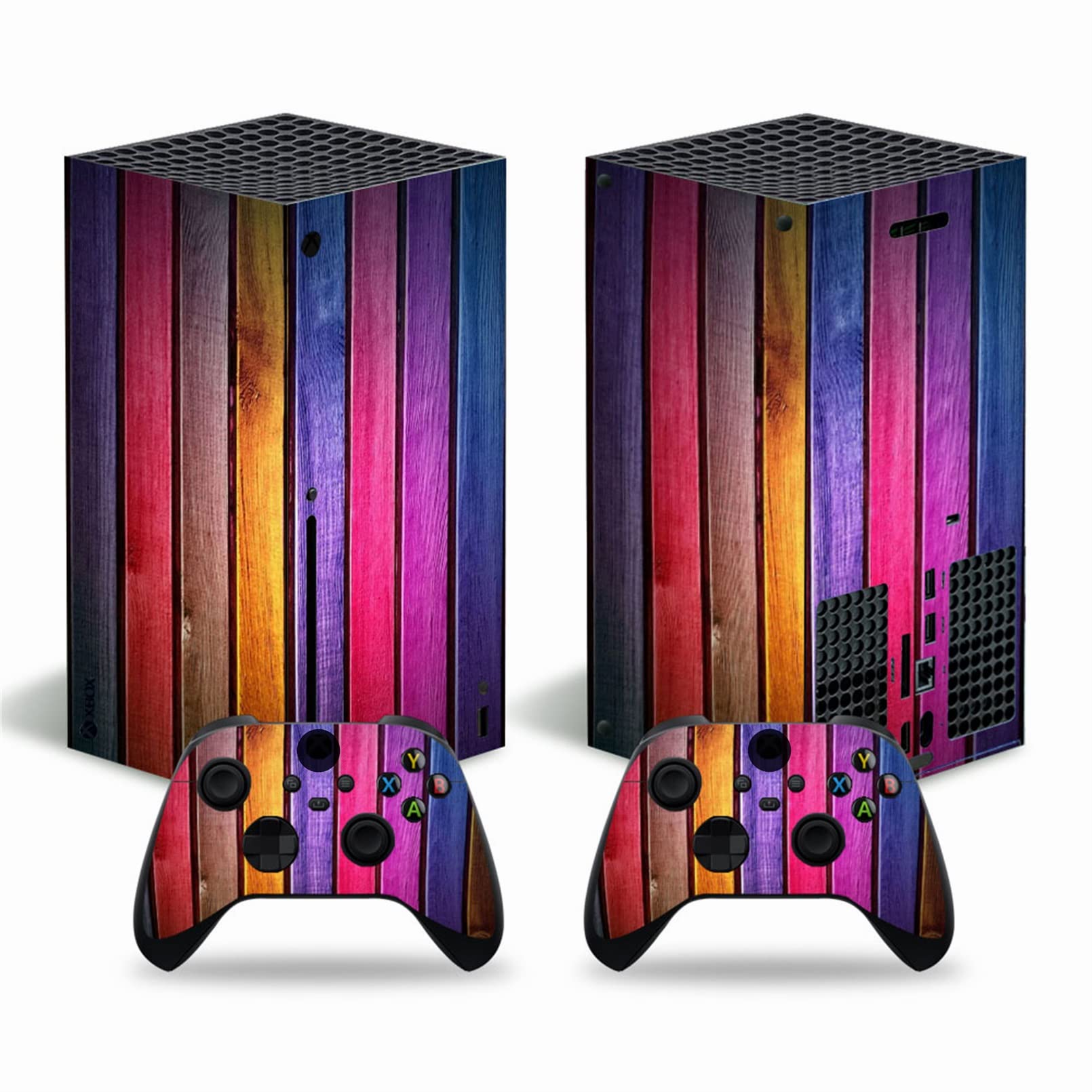Top factory Skin Decal Protective Vinyl Skin Decal Cover for Series X Console Skins Wrap Sticker with Two Free Wireless Controller Decals 85470 Decal