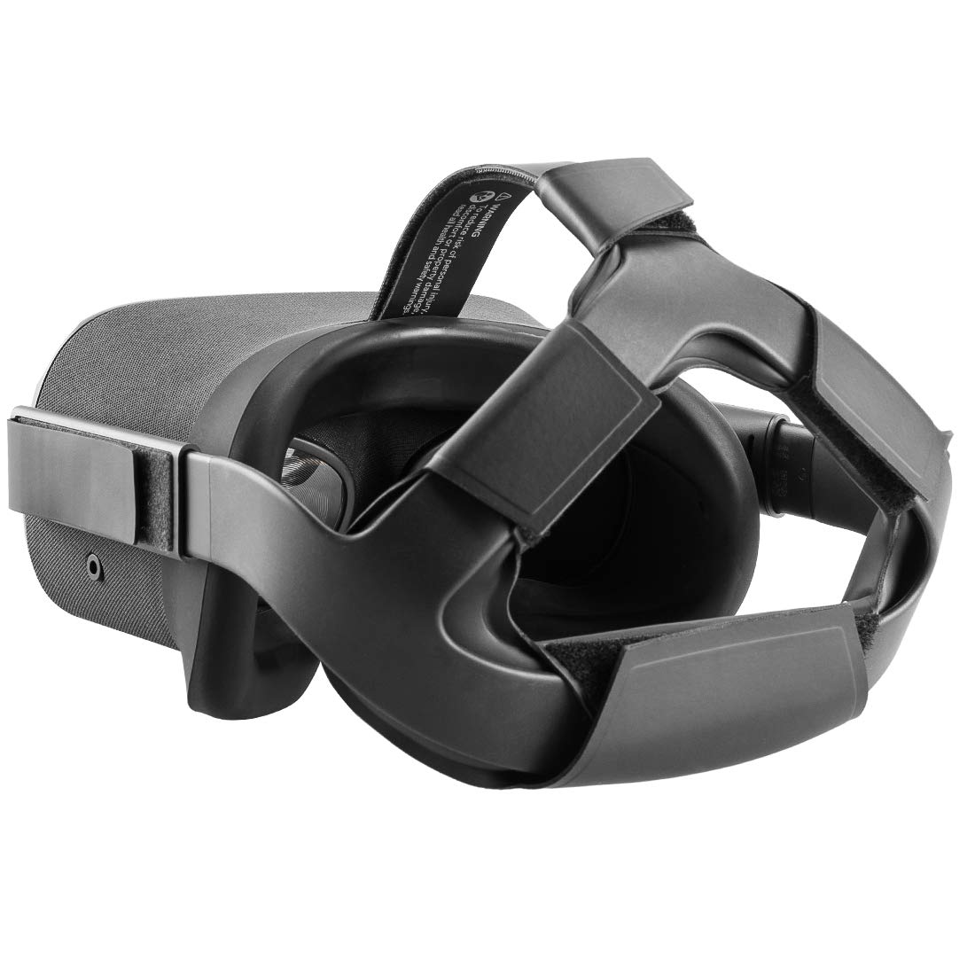 Orzero Head Strap Compatible for Quest VR Headset, Comfortable Headband Adjustable Hook&Loop Version (Black)