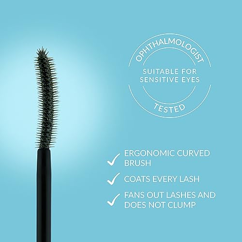 Talika Lipocils Mascara - Eyelash Growth Formula Mascara - 2-in-1 Makeup & Eyelash Care Solution - Black