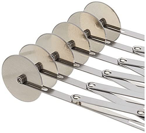 Winco 6 Wheel Winware Adjustable Dough Divider, Aluminum