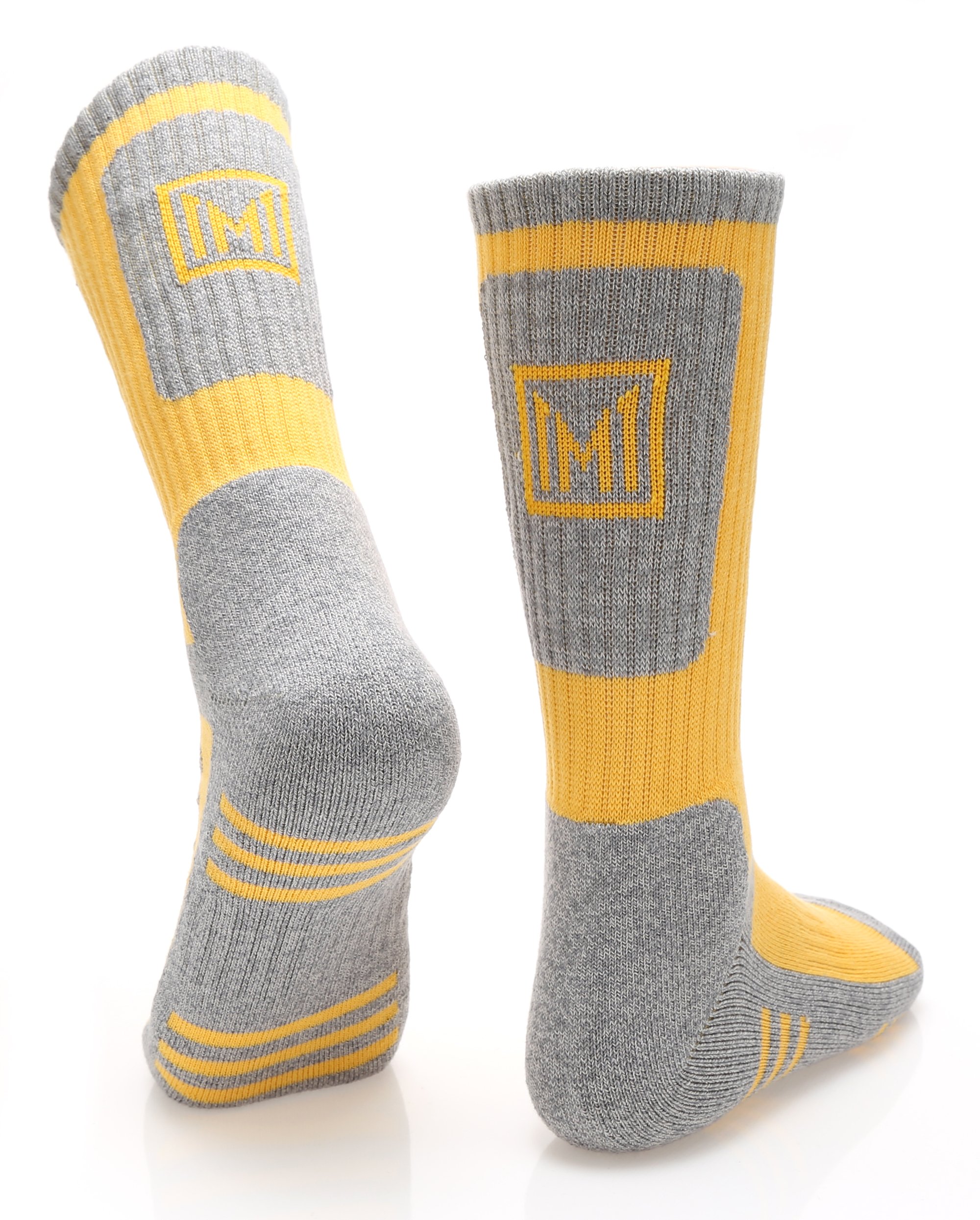 MIRMARU Women's 5 Pairs Multi Performance Outdoor Sports Hiking Trekking Crew Socks (M213FM)