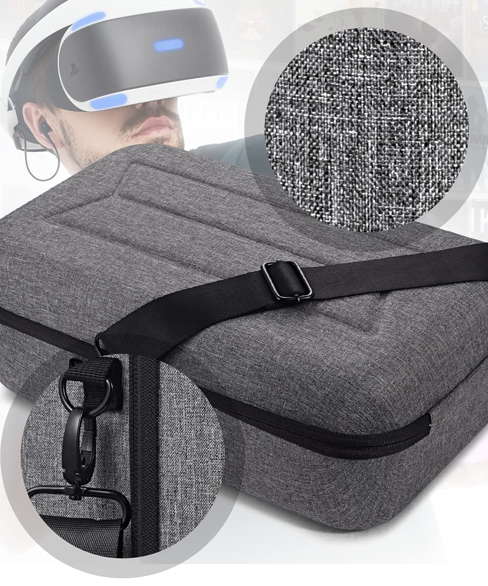 Raylove Hard Carrying Case for Oculus Quest 2/Elite Version VR Gaming Headset and Touch Controllers Accessories, Suitable for Travel and Home Storage.