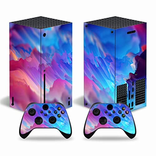 Top factory Skin Decal Protective Vinyl Skin Decal Cover for Series X Console Skins Wrap Sticker with Two Free Wireless Controller Decals 89565 Decal