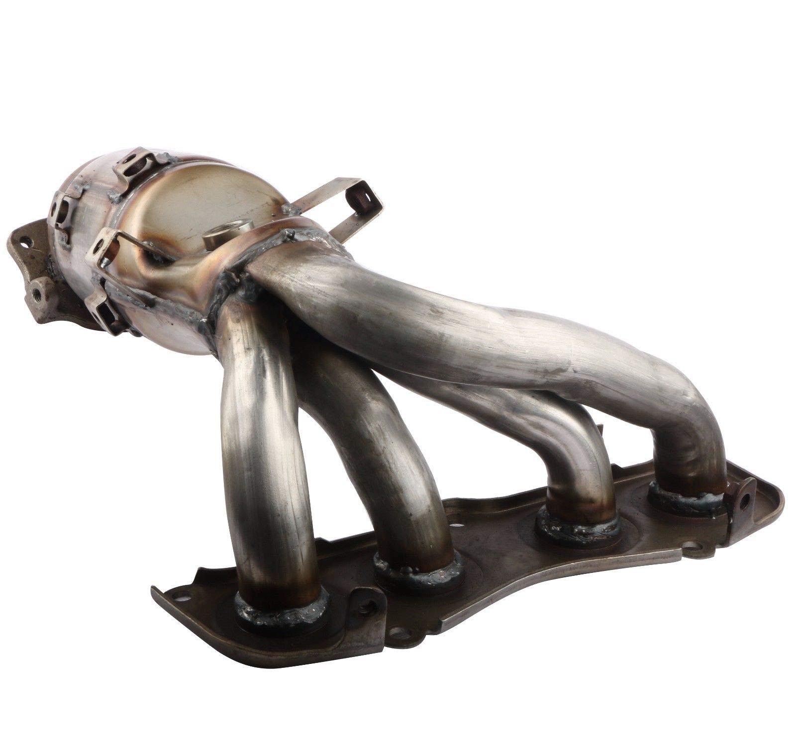 MOSTPLUS Exhaust Manifold w/Catalytic Converter Compatible for 02-06 Toyota Camry Solara L4 2.4L Replaces 674-811