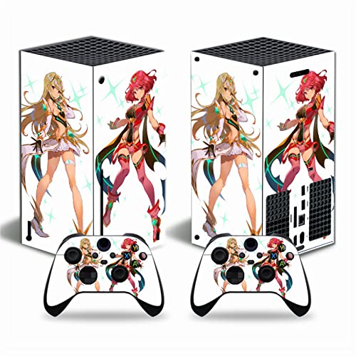 Top factory Skin Decal Protective Vinyl Skin Decal Cover for Series X Console Skins Wrap Sticker with Two Free Wireless Controller Decals 73918 Decal