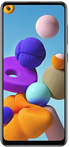SAMSUNG Galaxy A21S SM-A217M/DS 4G LTE 32GB + 3GB Ram LTE USA w/Four Cameras (48+8+2+2mp) Android International Version (GSM Only, Not CDMA) (Black)