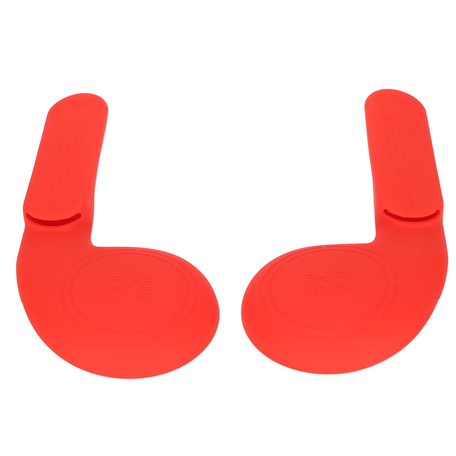 Silicone Earmuffs Replacement VR Silicone Earmuffs Enhance Earphone Sound Earphone Extension Cover for Oculus Quest 2(red)