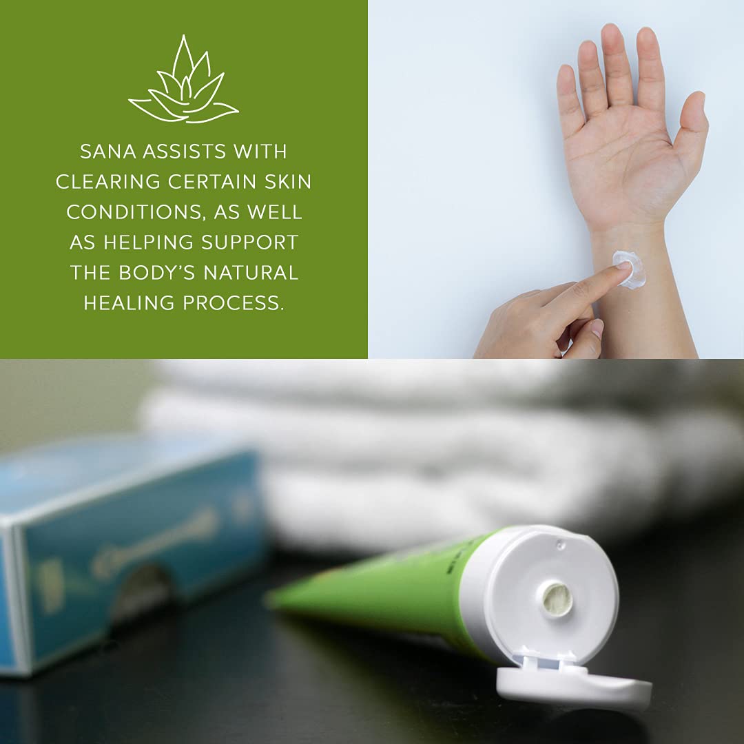 SANA RELIEF - All Natural & Fast Acting Topical Pain Relief Cream for Back, Neck, Knees, Hips, Shoulders, Elbows, Joints and Muscles, 4oz