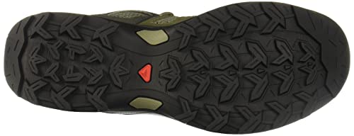 Salomon Pathfinder Hiking Shoes for Men, Vetiver/Olive Night/Peat, 10.5