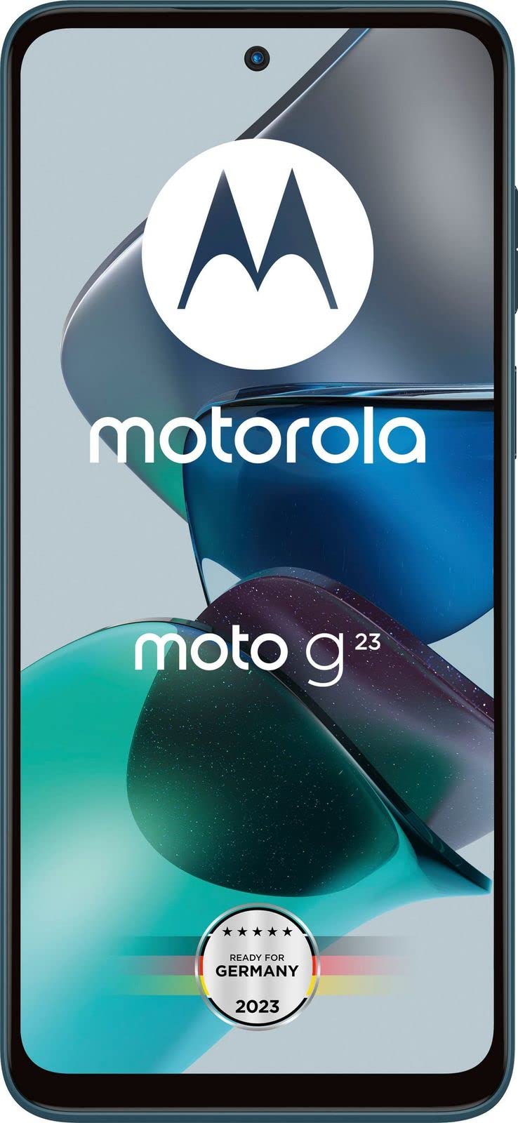 Motorola Moto G23 Dual SIM 128GB ROM + 8GB RAM Factory Unlocked 4G Smartphone (Steel Blue) - International Version