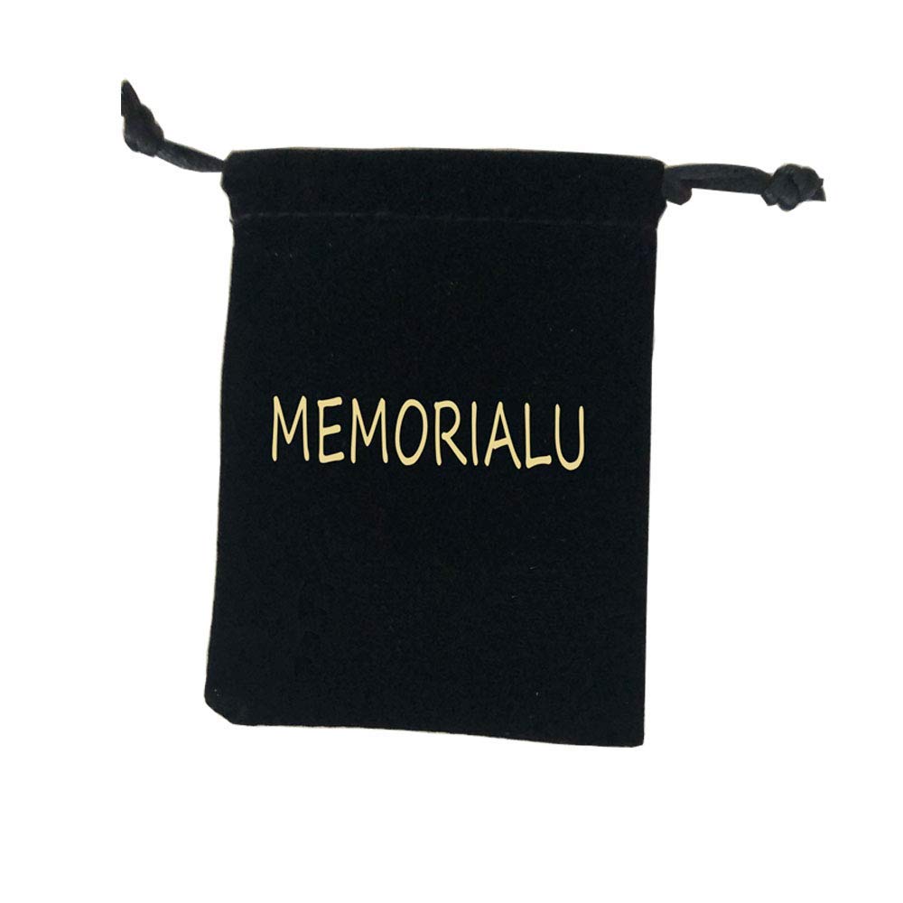MEMORIALU Stainless Steel Heart Shape Black Urn Ring for Ashes Keepsake Cremation Memorial Jewelry (Dad, 9)