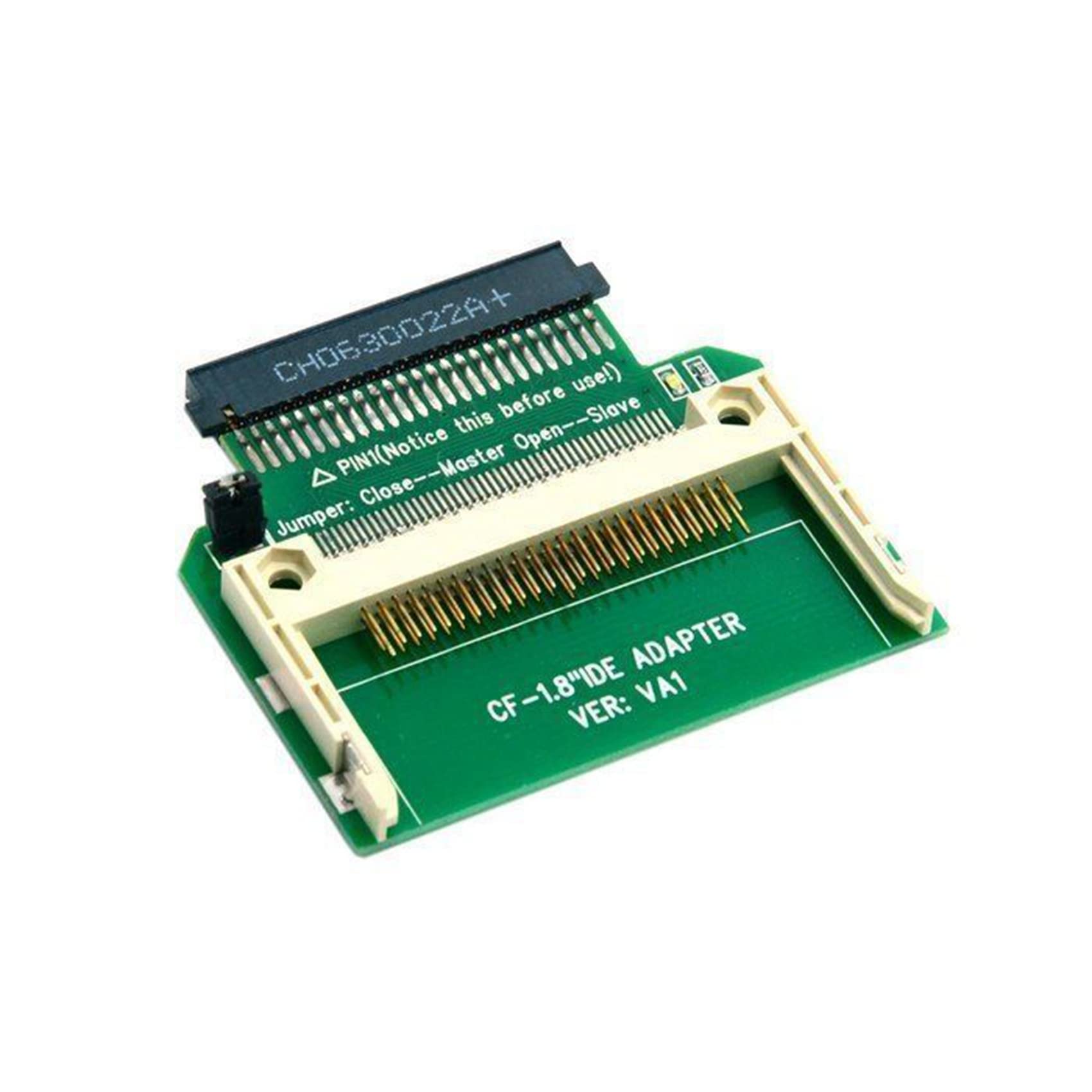 Viupolsor 2X Merory Card Flash to 50Pin 1.8 inch IDE Hard Drive Ssd Adapter