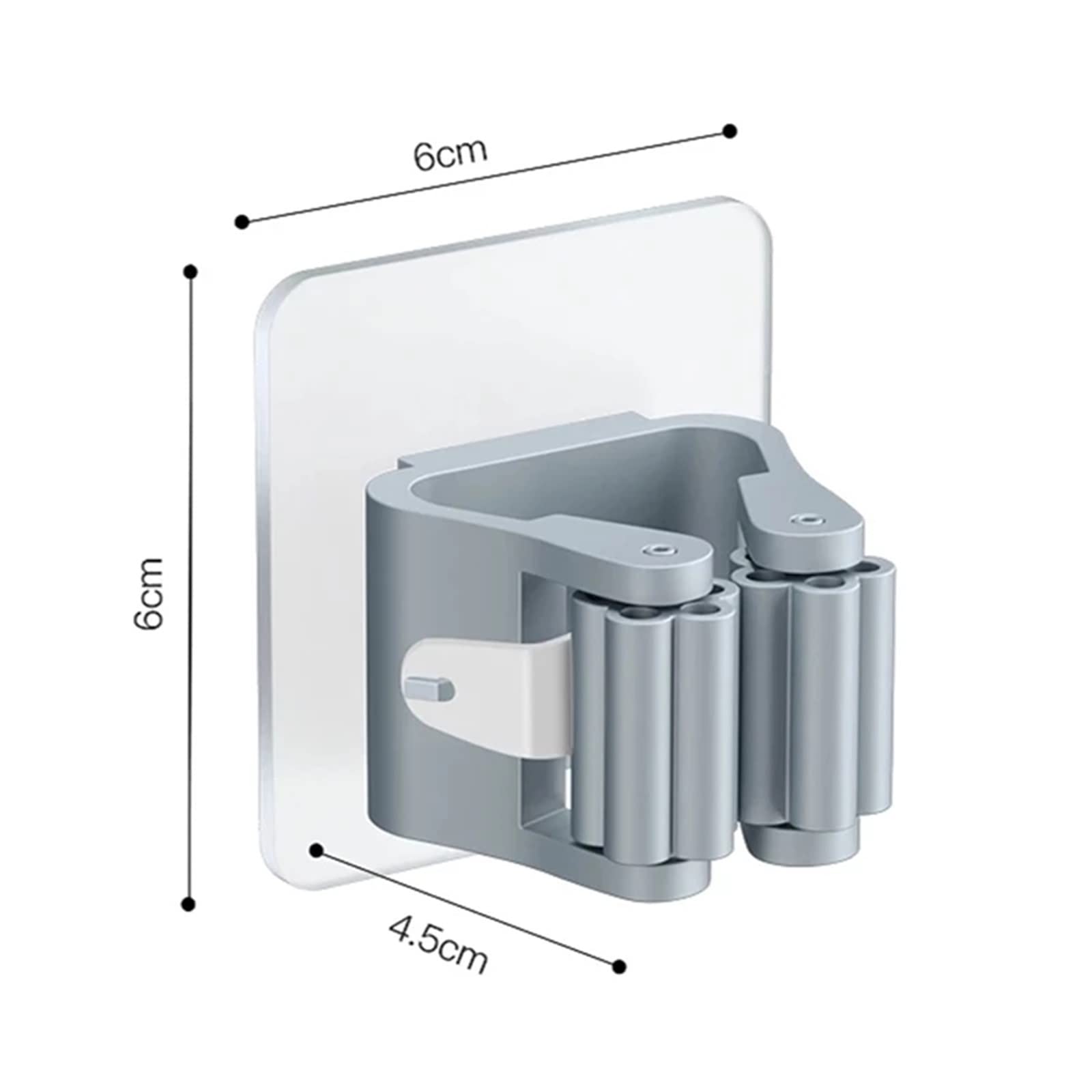 YOYSPRING Storage cart Wall Mount Adhesive Mop Rack Hook Shelf Toilet Holder Broom Hanger for Bathroom Accessories Kitchen Organization Home Storage