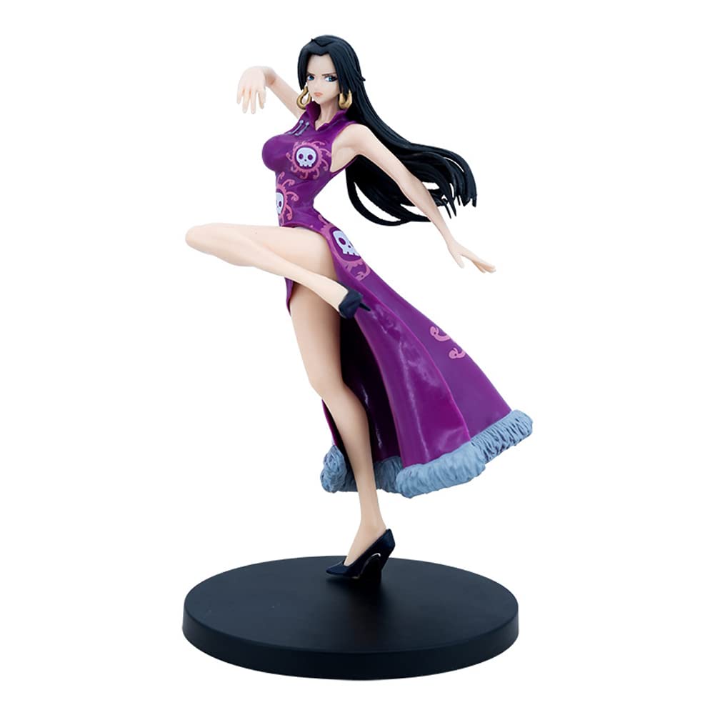 ZKTSRY Anime Action Figure ,One Piece Figure Statue Model Nine Snake Queen Snake Sitting Scene ,for Cake Topper Birthday Cake Decoration