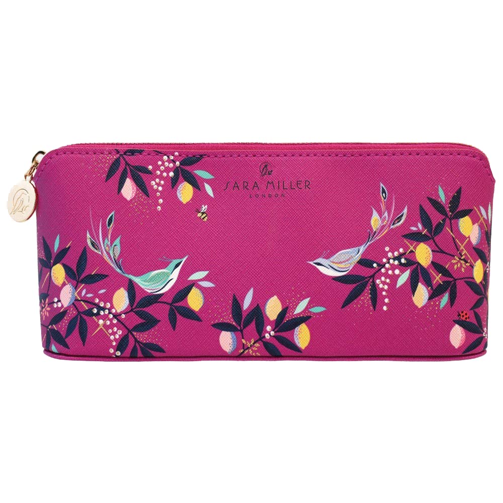 Portico Designs Ltd Sara Miller Mauve Orchard Birds Large Pencil Case