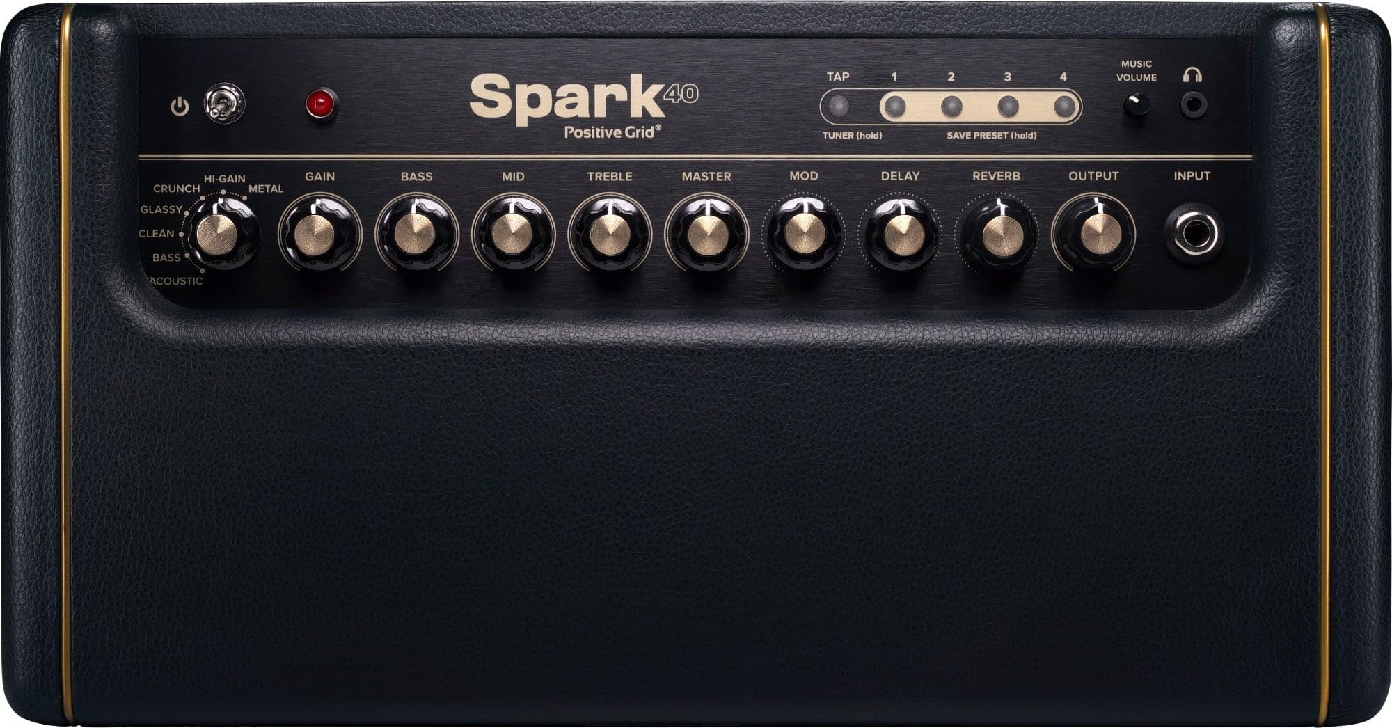 Positive Grid Spark Guitar Amplifier + Traveler Bag Bundle - Electric, Bass and Acoustic Guitar 40-Watt Combo Amp Including Spark Mobile App