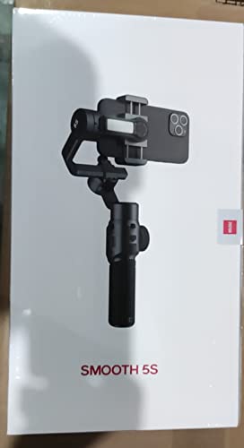Zhiyun Smooth 5S Gimbal Stabilizer for iPhone 14 Pro Max Plus 13 12 X Xs Xr 8 Android Smartphone Gimbal Portable 3-Axis Handheld Phone Gimbal for Video YouTube Vlogging TikTok zhi yun Smooth 5 Upgrade