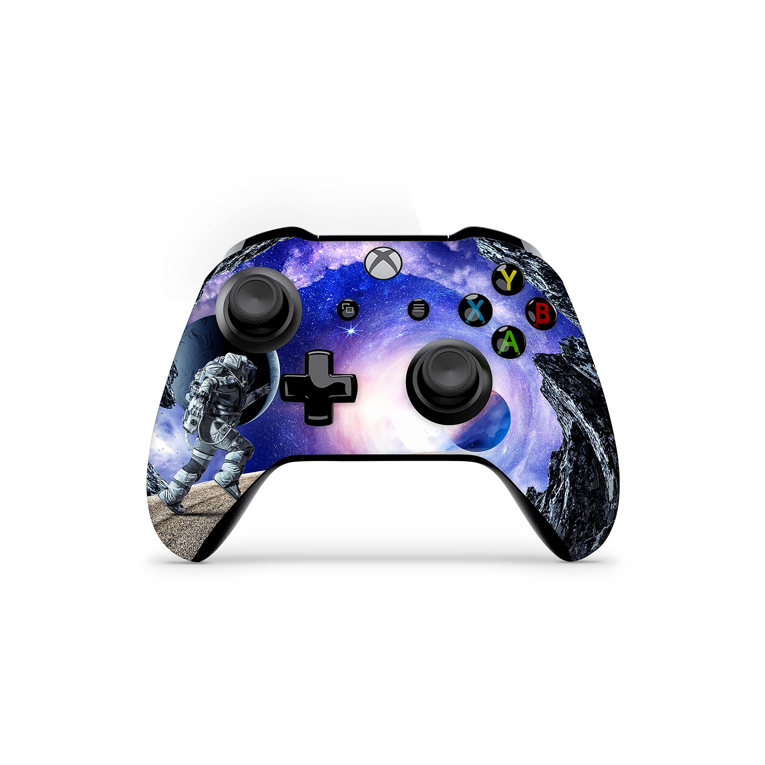 ZOOMHITSKINS Controller Skin Compatible with X1 S and X1 X, Vinyl Sticker Technology, Astronaut Scifi Fantasy Universe Space Cosmos Space Shuttle, Durable, 1 Skin, Made in The USA