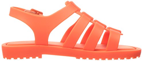 Mini Melissa Baby Girls Mini Flox Mary Jane, Orange, 8 Infant