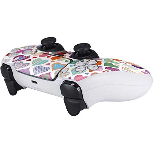 Skinit Gaming Decal Skin Compatible with PS5 and Compatible with PS5 Digital Edition DualSense Controller - Officially Licensed Jorge Oswaldo Art Heartless Design
