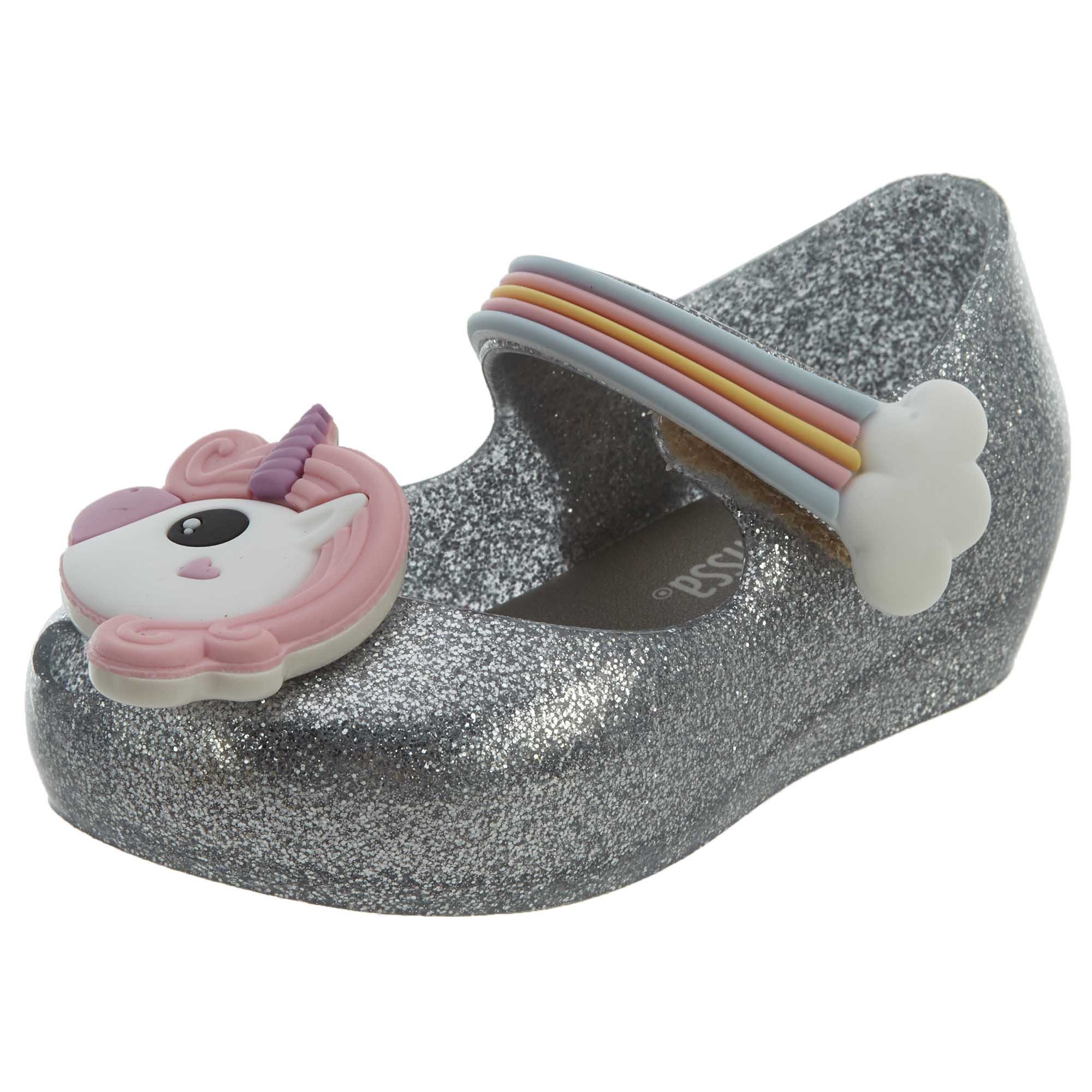 mini melissa Girl's Mini Ultragirl Unicorn (Toddler/Little Kid) Pink Sparkle 5 Toddler M