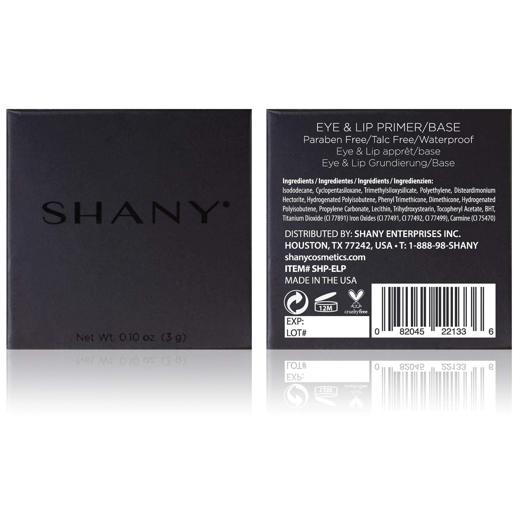 SHANY EYE & LIP Primer/Base - Paraben Free/Talc Free - Waterproof