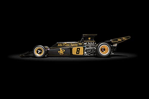 Pocher Lotus 72D John Player Special Emerson Fittipaldi 1972 British Grand Prix 1:8 Scale Diecast Model Kit HK114