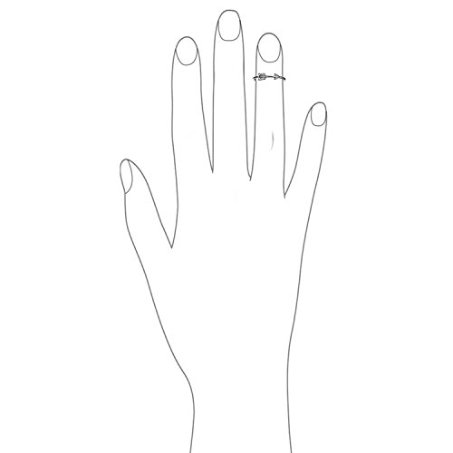 Minimalist Simple .925 Sterling Silver Midi Knuckle Thin 1MM Band Stackable Cupids Love Arrow Ring For Teen For Women