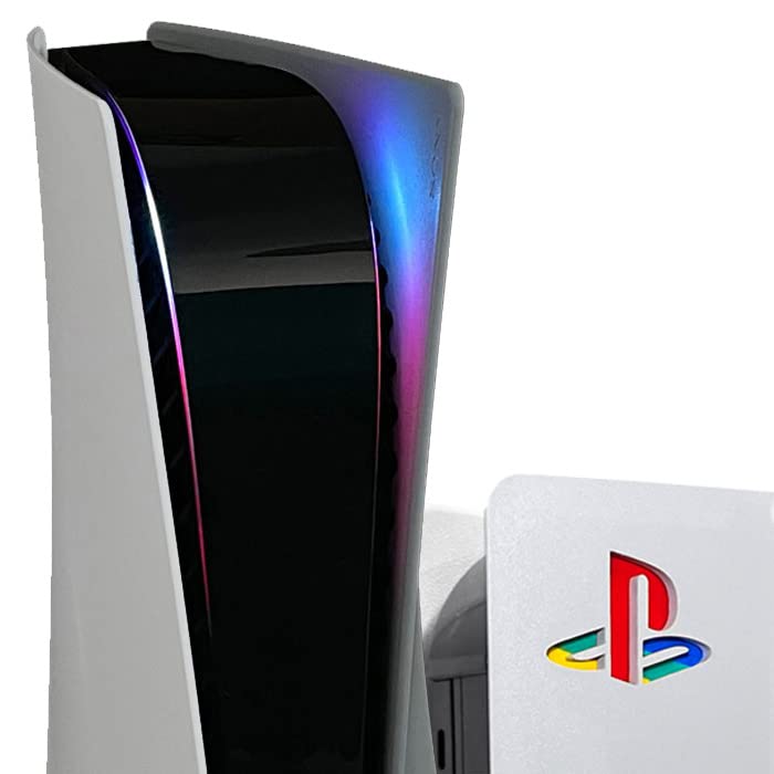 Power Light Decal and Underlay Sticker Combo for PS5 Playstation 5 (Purple/Blue/Pink)